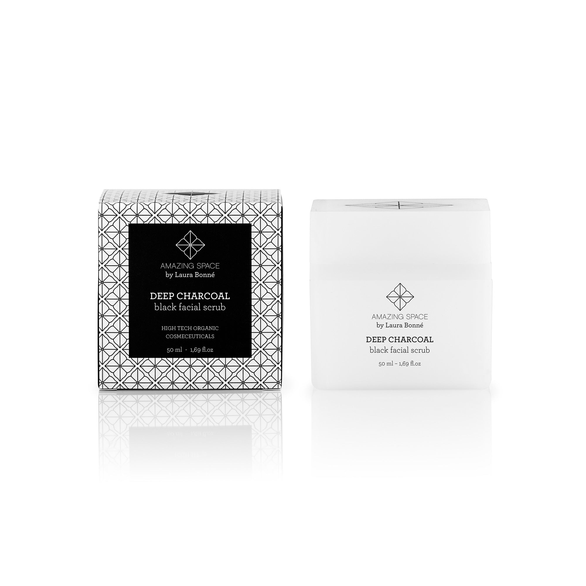DEEP CHARCOAL – BLACK FACIAL SCRUB (50ML) – SKIN by Hanne Powers